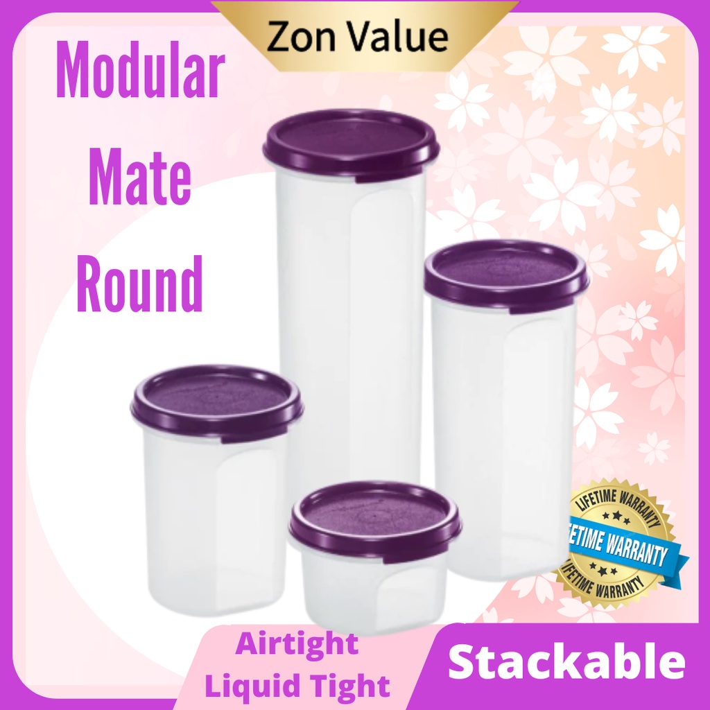 Tupperware Airtight Liquid Tight Food Storage Container Modular Mate ...