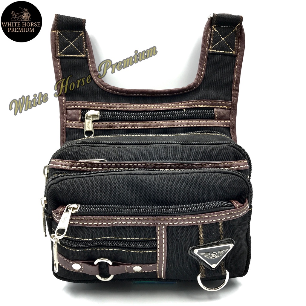 BS Canvas Crossbody Bag Men Sling Bag Shoulder Bag Messenger Bag Man ...