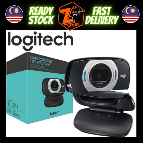 Logitech HD Webcam C615 Fold-And-Go (8MP) | Shopee Malaysia