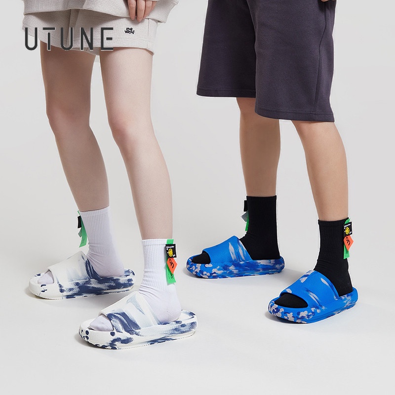 UTUNE Thick Bottom Slipper EVA Women Men Outdoor Couple Camouflage EVA ...