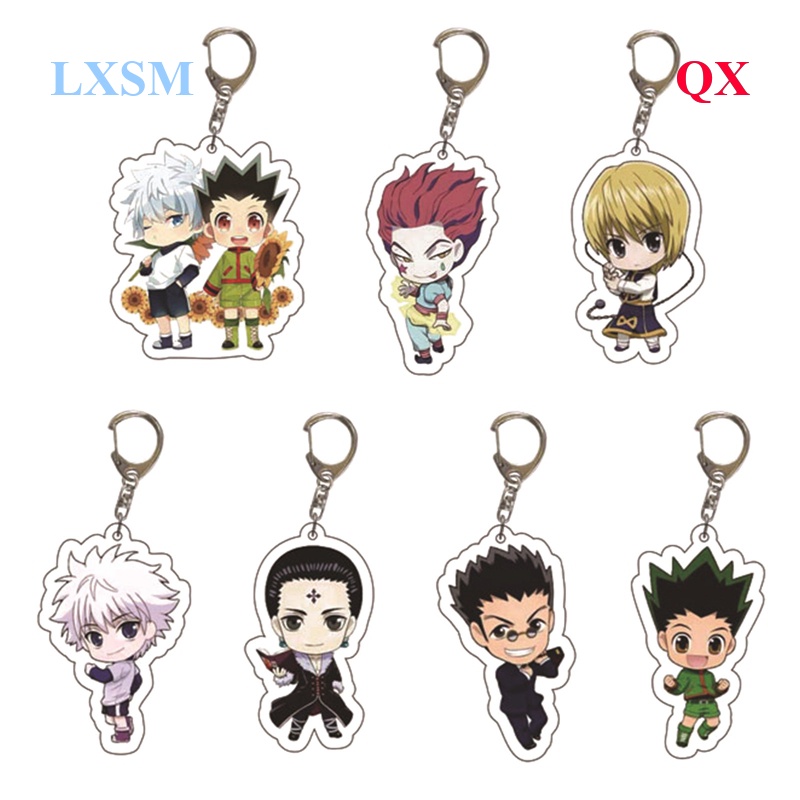 QX Hunter x Hunter Anime Killua Zoldyck Kurapika Keychain Double-sided ...