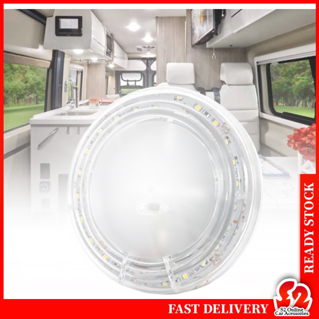 Universal Car Vehicle Indoor Room Lamp Circle Round Ring Tube Light ...