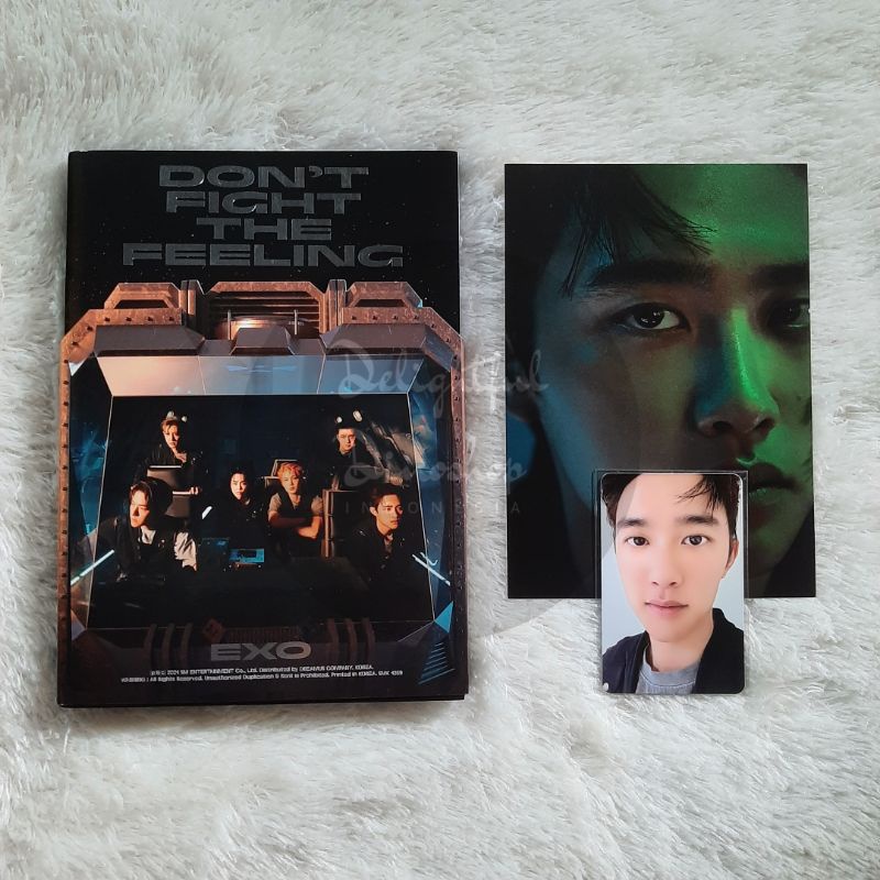 Exo DON'T FIGHT THE FEELING DFTF ALBUM PHOTOBOOK PB2 DO KYUNGSOO PHOTOCARD POSTCARD SET | Shopee ...