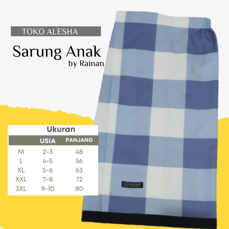 Boys Instant Sarong by RAINAN ORI Circumcision Sarong Newest Instant Children's Daily Sarong ...