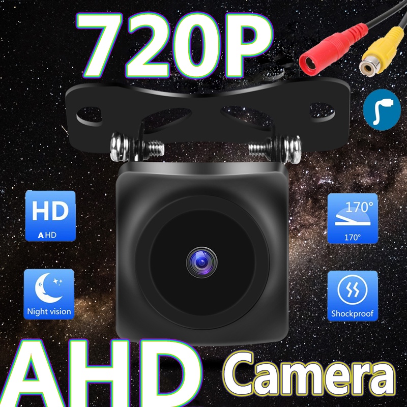 [Local Stock]AHD 720P HD Reverse Car Rear View Camera 170 Degree Angle ...
