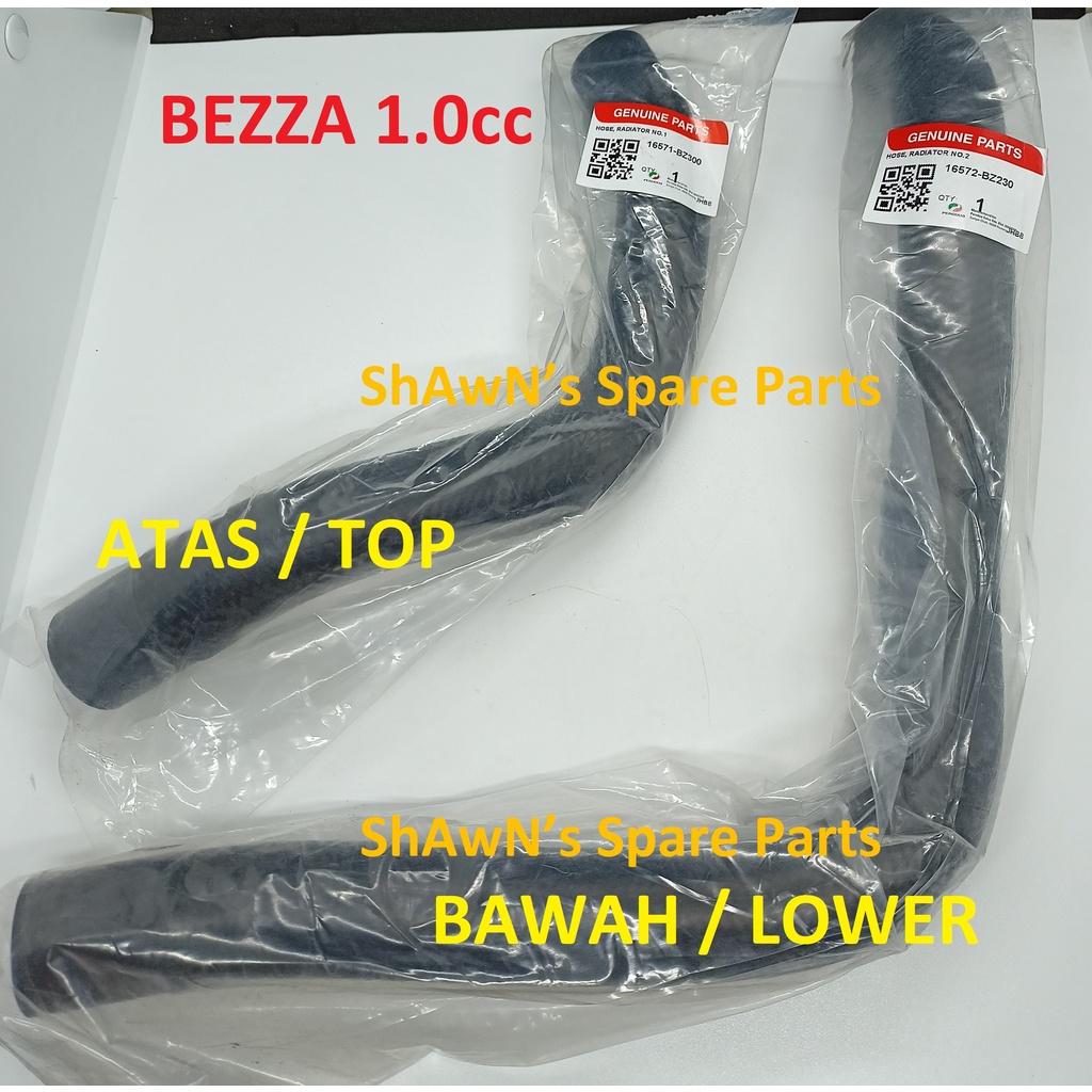 ORIGINAL Radiator Hose Perodua Bezza 1.0 1.3 2016-2022 Hose Tangki Air ...
