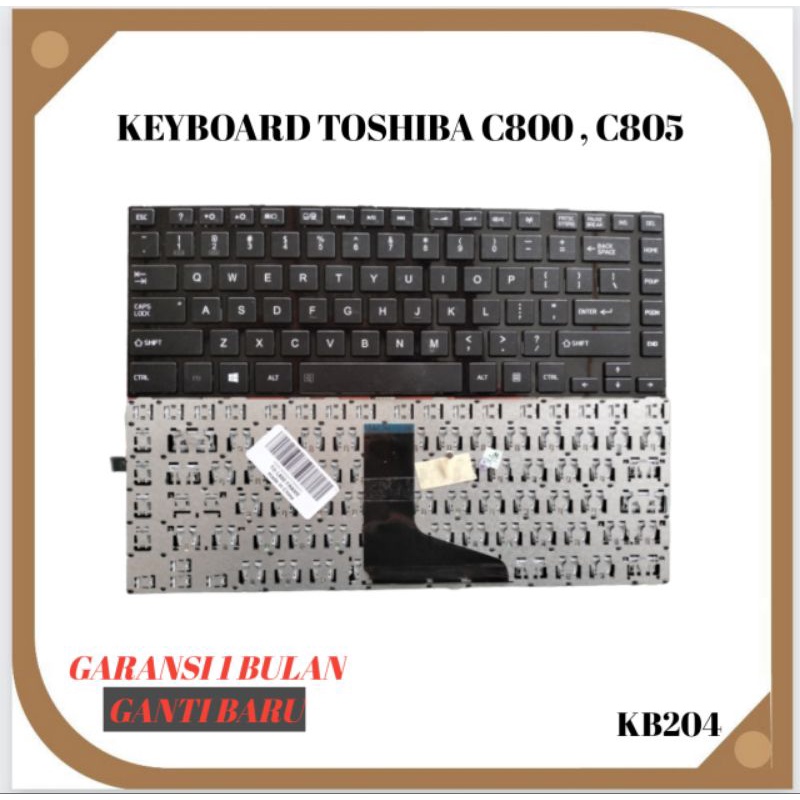Toshiba C800 C805 Keyboard | Shopee Malaysia