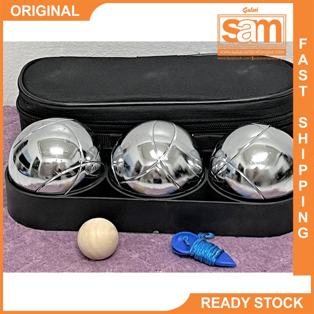 BOLA PETANQUE BOULES BALL - (LATIHAN) 3 PCS | Shopee Malaysia
