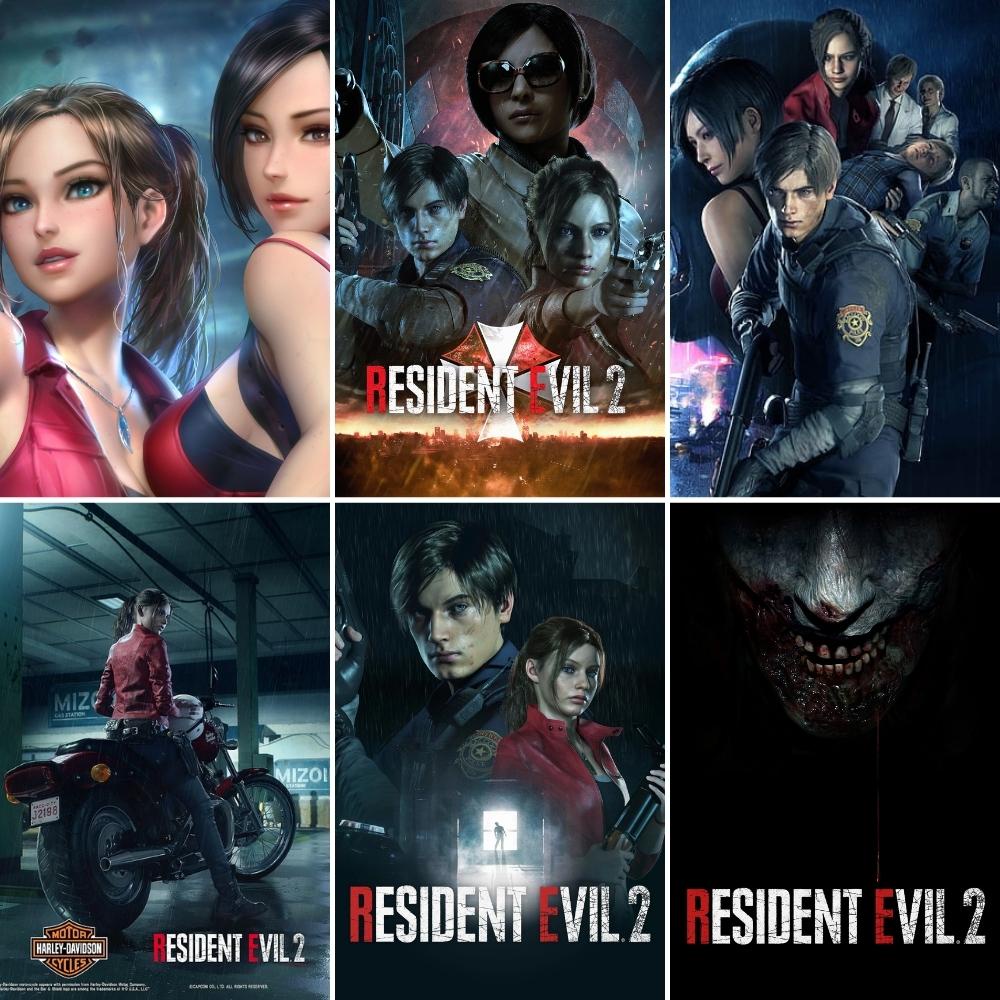 Resident Evil 2 Remake Posters A4 Size | Shopee Malaysia