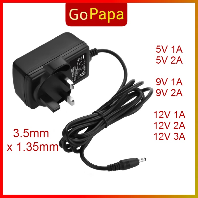 AC to DC 3.5mm x 1.35mm Msia Power Adapter Power Supply Adapter 5V1A ...