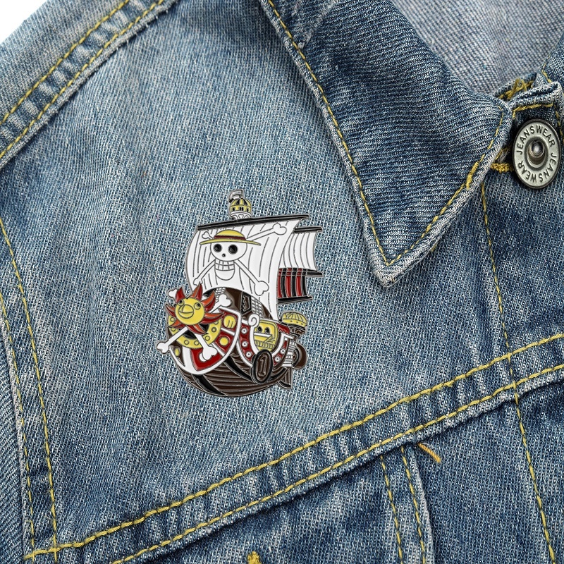 Anime Peripheral "One Piece" Enamel Brooch "Millions of Sunshine ...