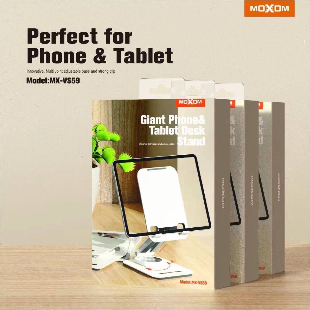 Moxom MX-VS59 Super Dimension Giant Phone & Tablet Desk Stand | Shopee ...