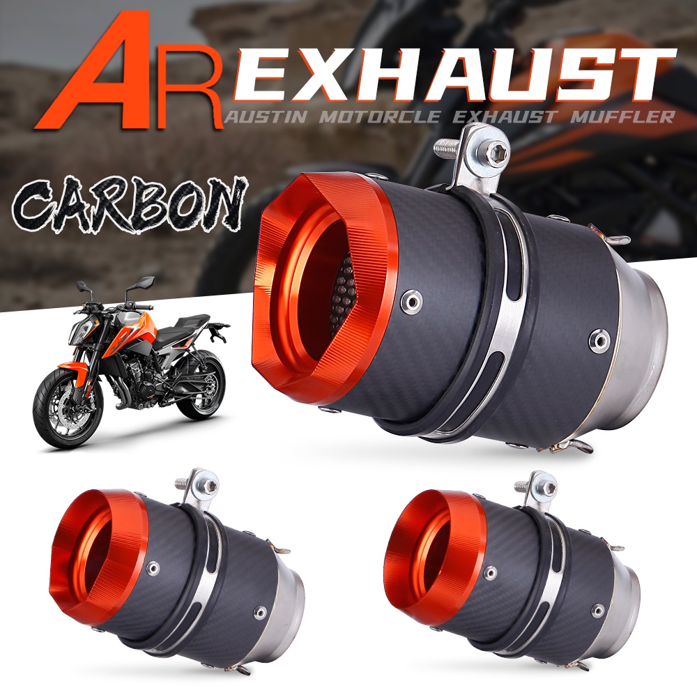 Complete racing AR short Cylinder Exhaust Muffler With Spring Clamp For ...