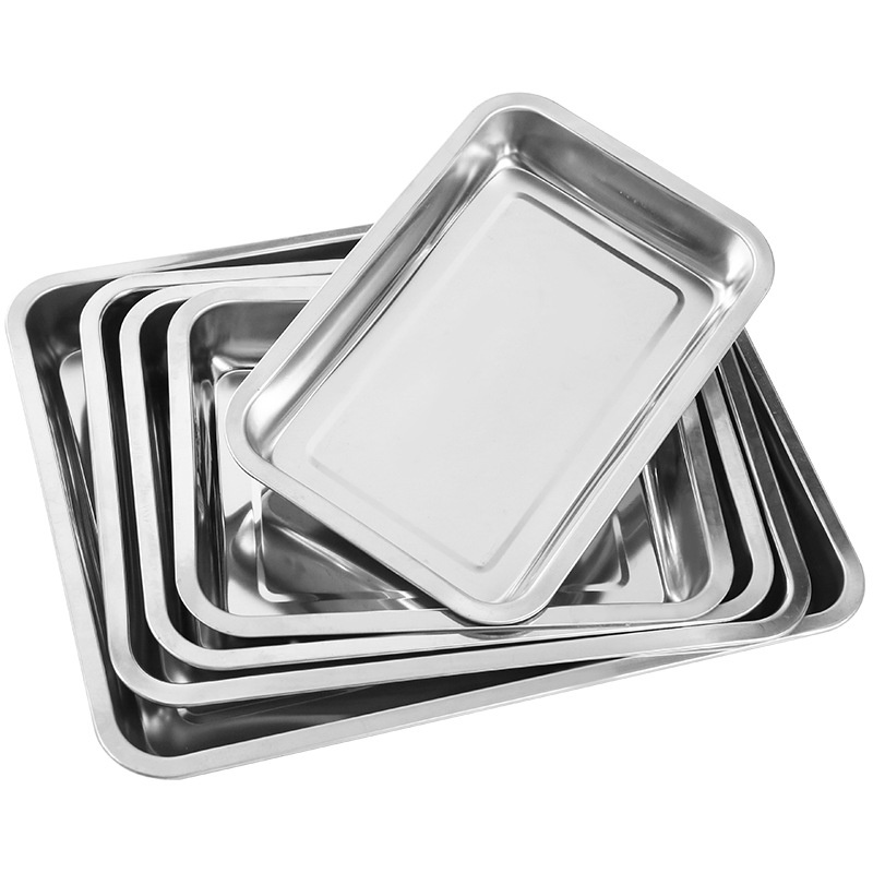 Stainless Steel Square Tray Sterilization Tray Dental Tray 2 Sizes ...