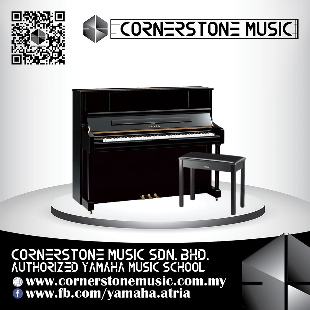 Yamaha Acoustic Upright Piano Exam Model U1J *Ready Stock* ( U1 J / U1JPE ) - PE / Polished ...