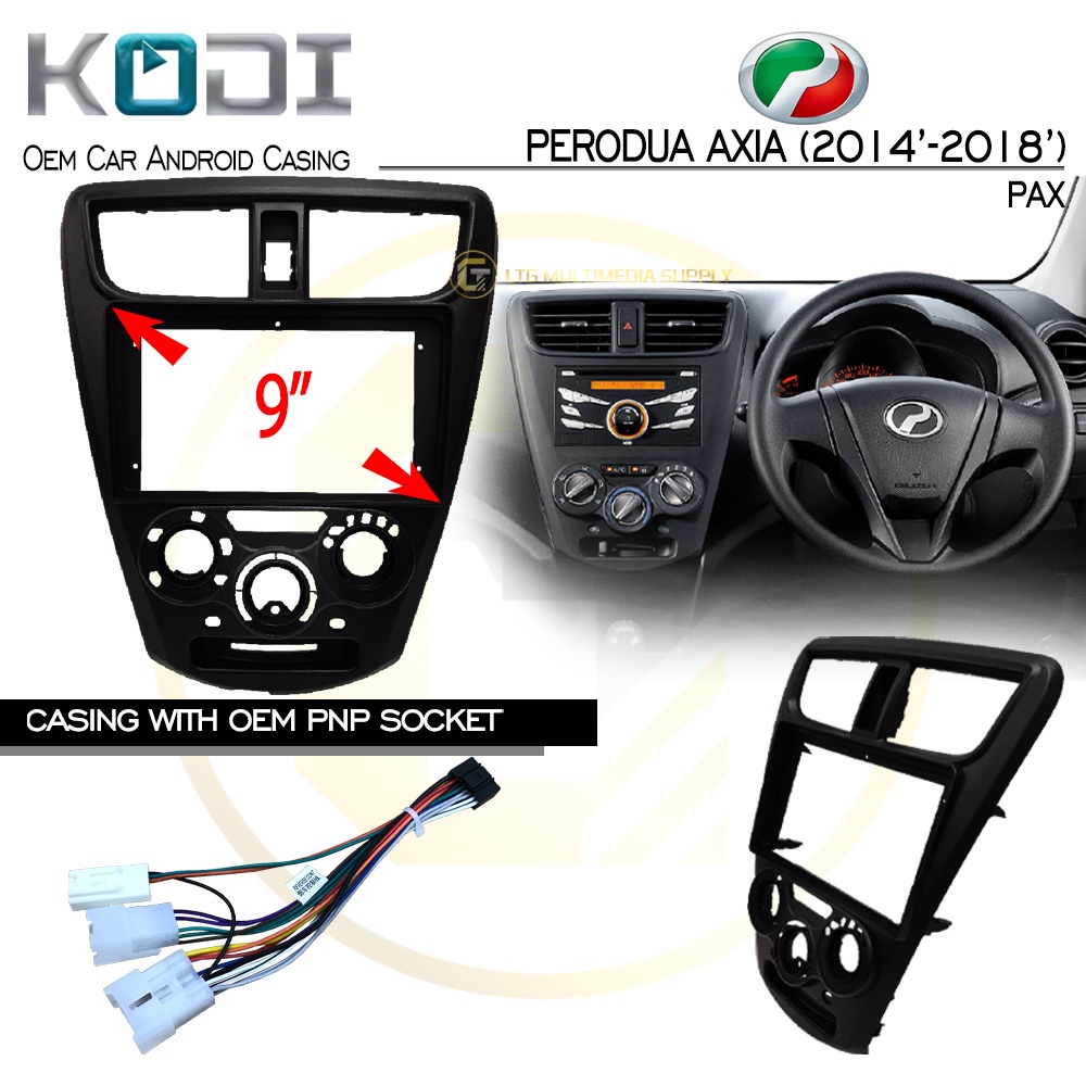 PERODUA AXIA 2014'-2018' ANDROID CASING | Shopee Malaysia