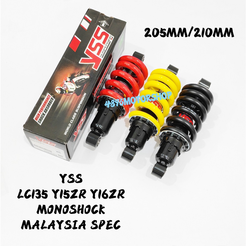 YSS MONOSHOCK BIG SPRING HEAVY DUTY MONO DINAMIK RS RS150 RSX Y15 LC LC135 Y15 Y15ZR Y16 Y16ZR ...