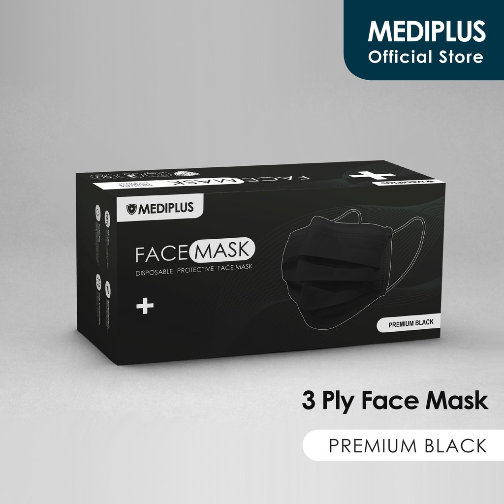 MEDIPLUS 3 Ply Disposable Face Mask (Made in Malaysia) | Shopee Malaysia