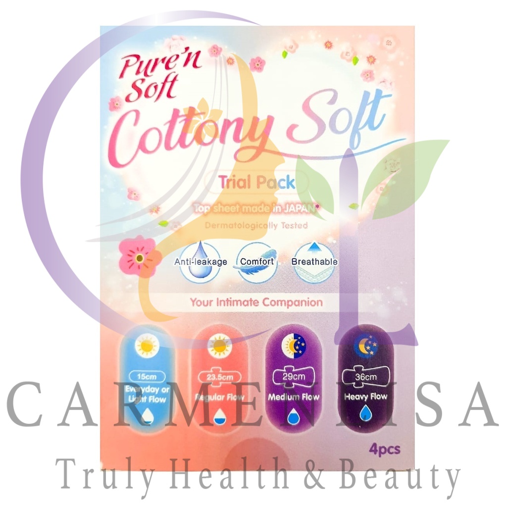 Pure 'N Soft Cottony Soft Trial Pack (15cm + 23.5cm + 29cm + 36cm ...