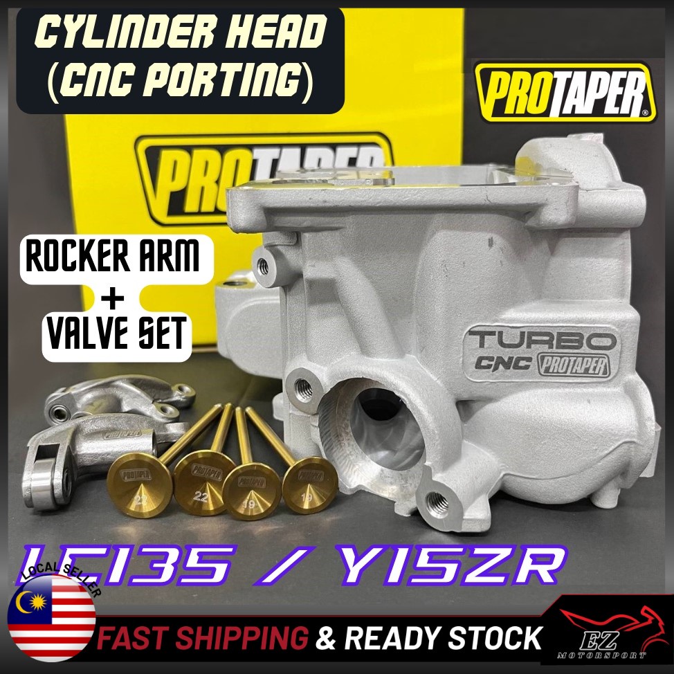PROTAPER Cnc Porting Turbo Super Head LC135 LC Y15 Y15ZR With Cooper ...