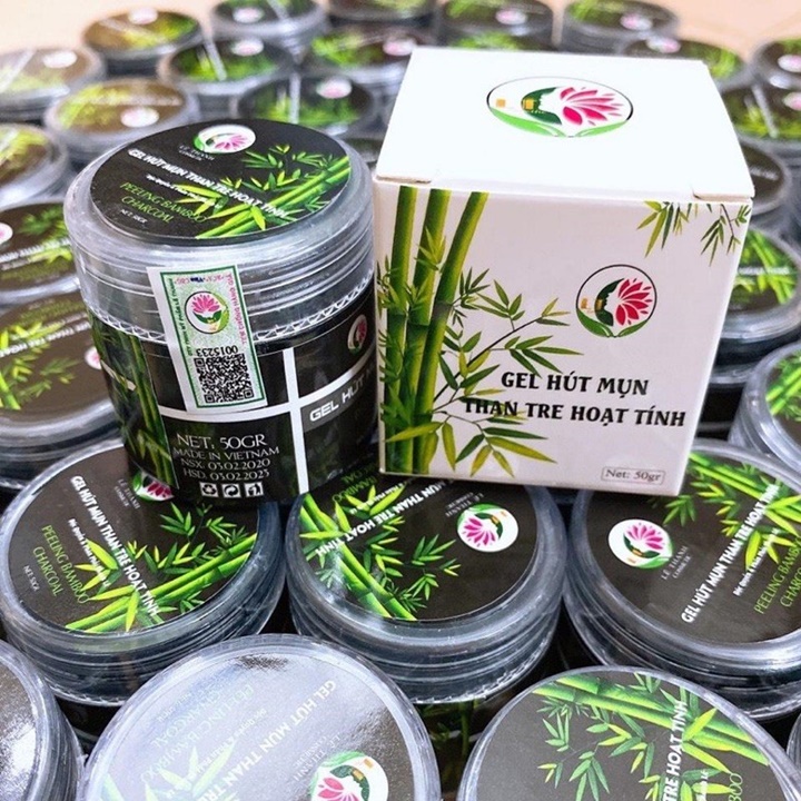 Activated Bamboo Charcoal Peeling Gel 50gr Helps Peel Blackheads Nose