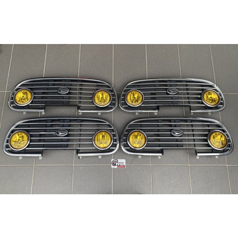 Grill Bumper Gino Minilite Spotlight Kuning | Shopee Malaysia