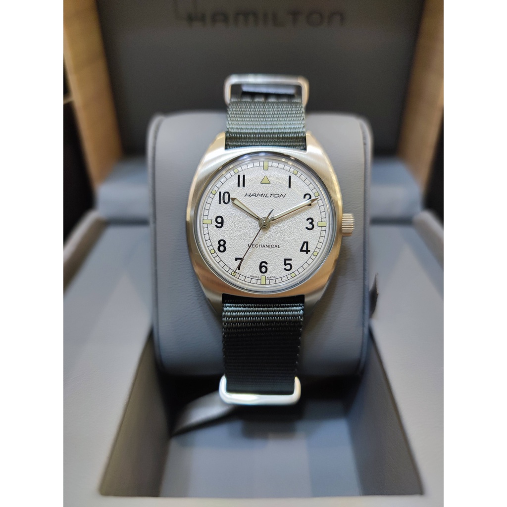 HAMILTON KHAKI AVIATION PILOT PIONEER MECHANICAL 36MM x 33MM H76419951 ...