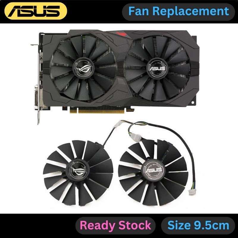 *Ready Stock Asus ROG Strix RX470/ RX570/ RX580/ GTX1050/ GTX1050Ti ...