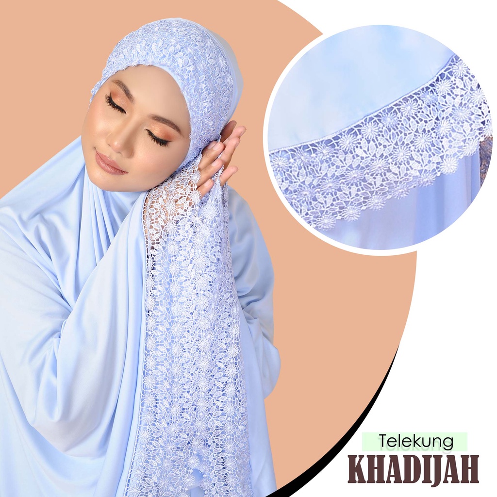 Telekung Khadijah Lace by Siti Exclusive (Ready Stock ) | Shopee Malaysia