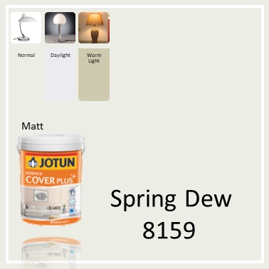 Jotun Paint 1L Essence Cover Plus Matt -8159 Spring Dew / wall paint ...