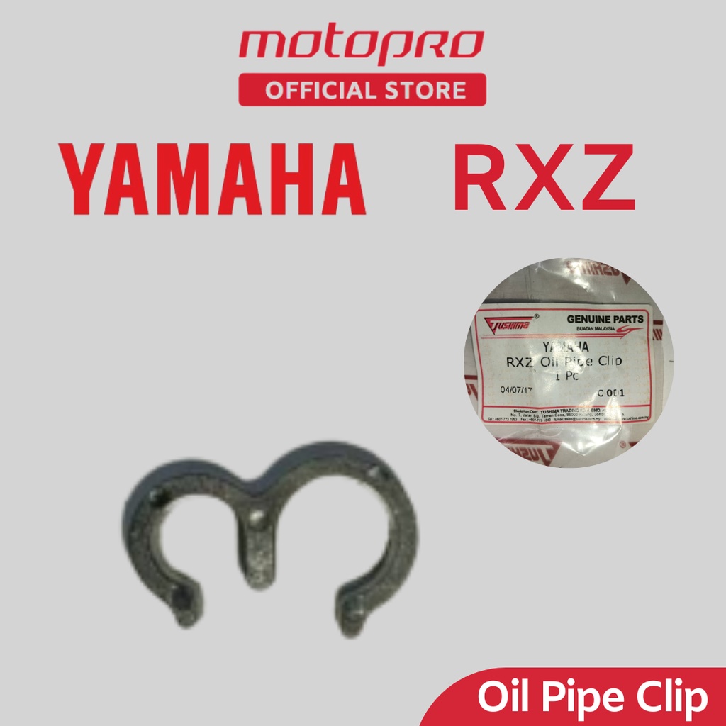 YAMAHA RXZ 2T Oil Pipe Clip Holder Besi Bracket Rubber Getah | Shopee ...