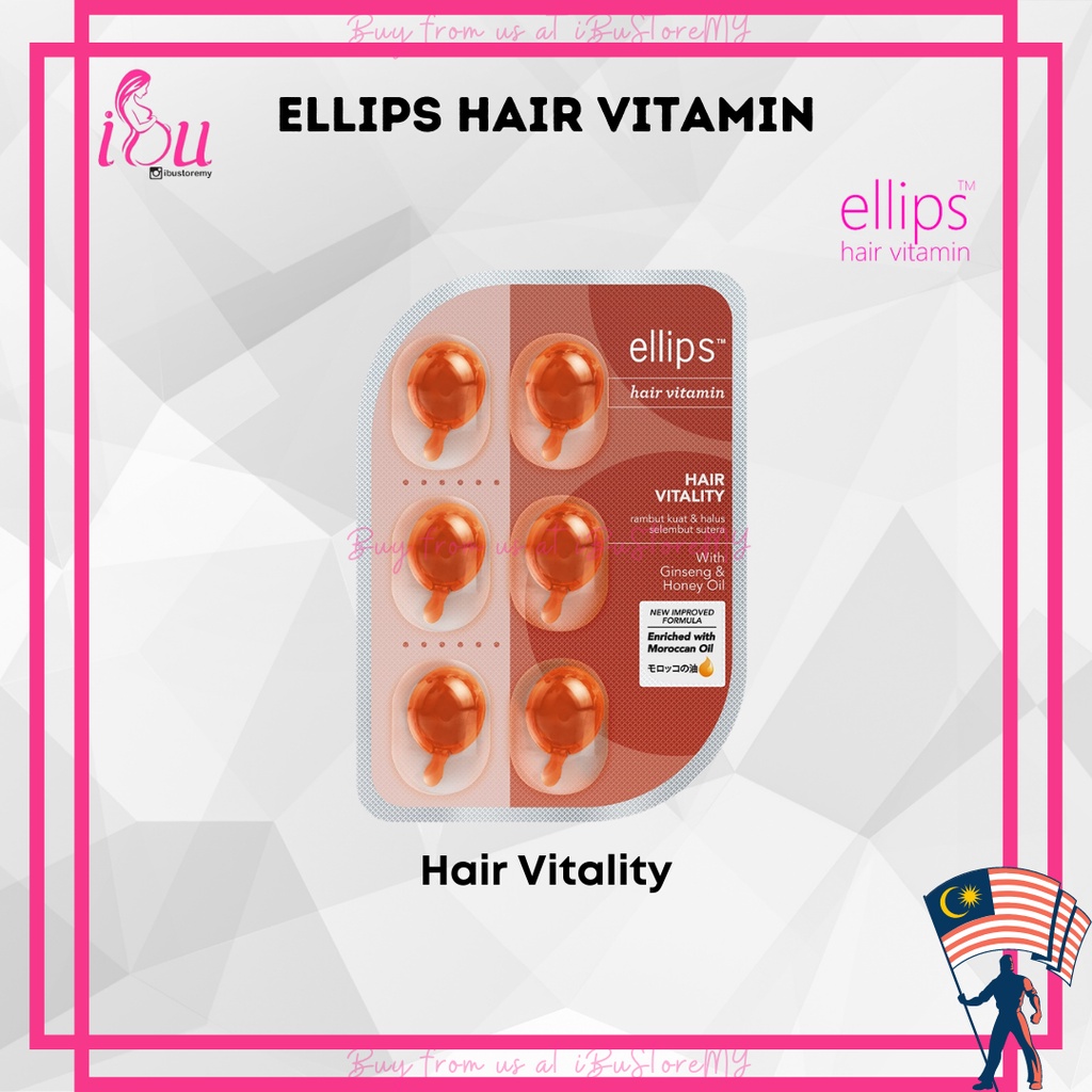 Ellips Serum Hair Vitamin Hair Treatment Keratin Rambut Nutri Color ...