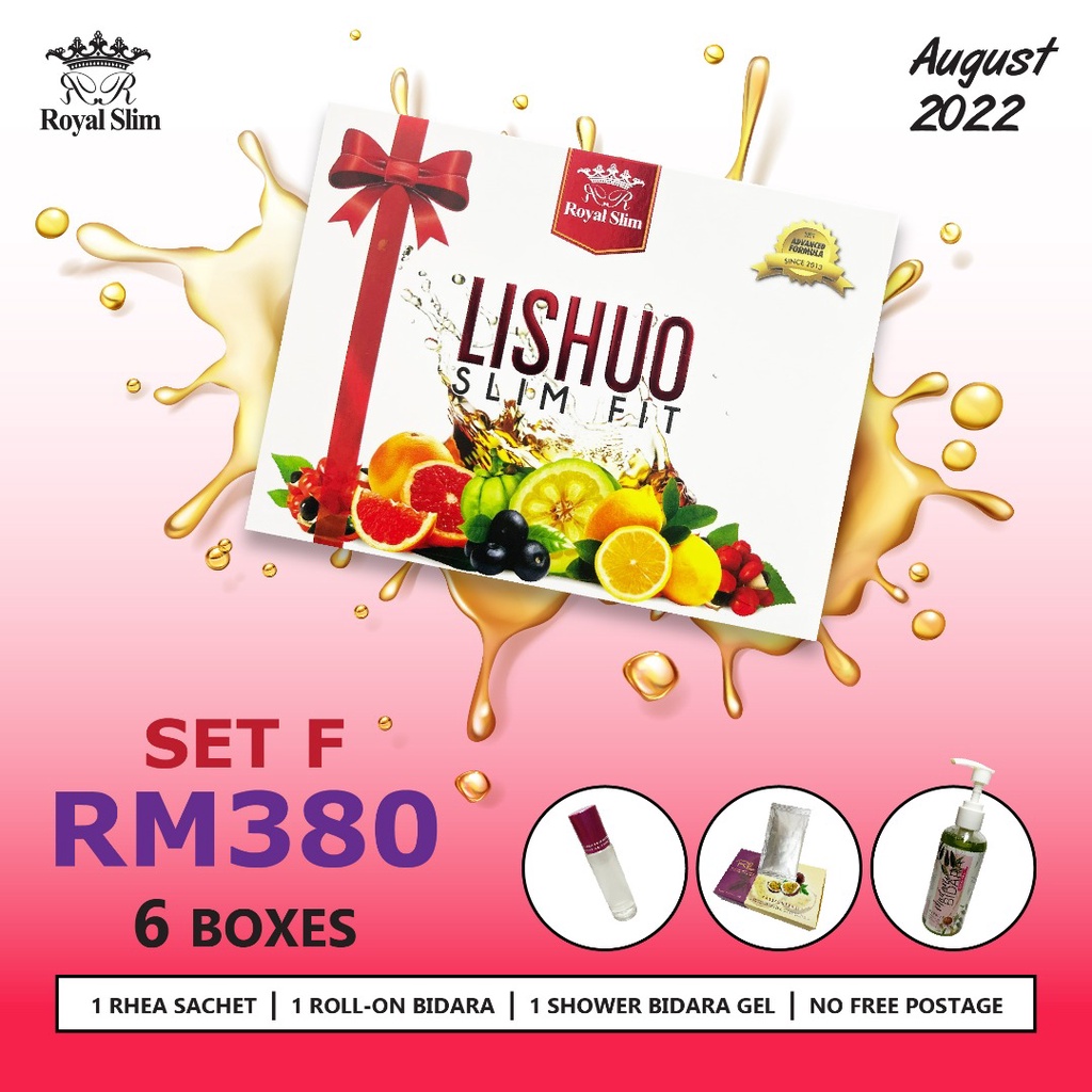 ROYAL SLIM LISHUO SET F (6 BOX) | Shopee Malaysia