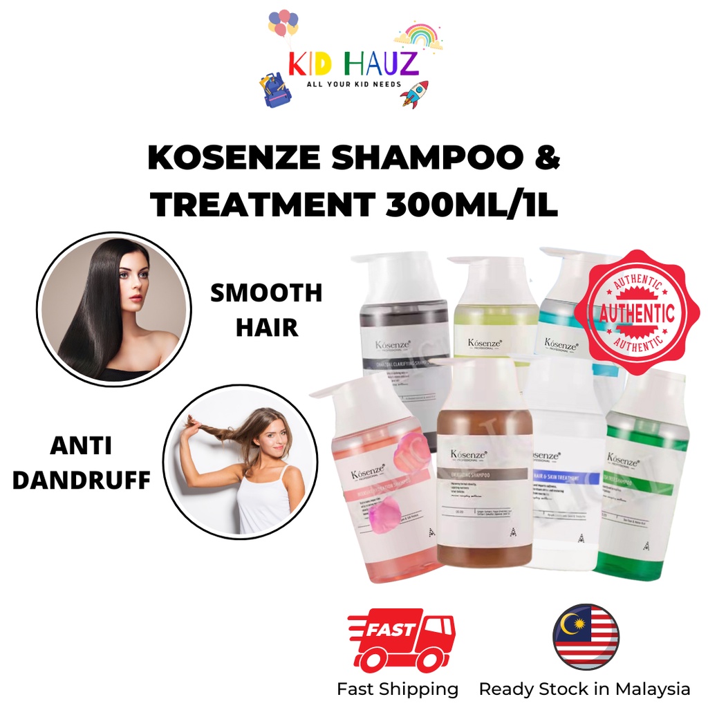 KOSENZE HAIR CARE SERIES Treatment Hair Loss Scalp Tea tree charcoal ...