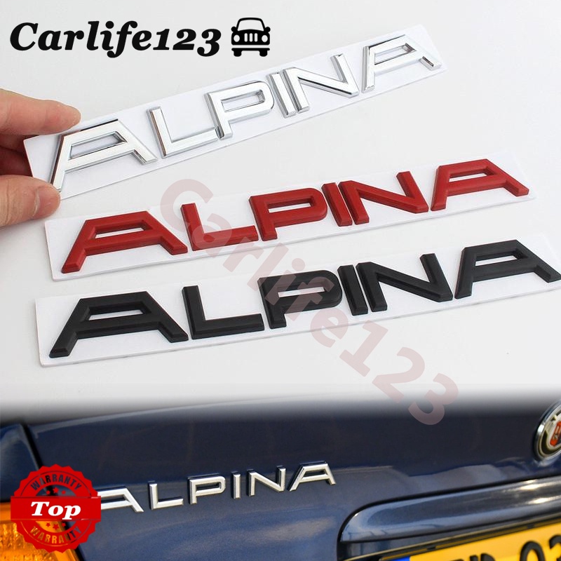 Alpina Logo Rear Trunk Letter Declikd Emblem Badge Nameplate Sticker ...