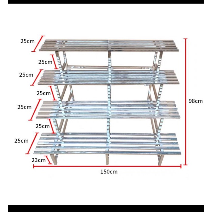 Stainless Steel Flower Rack Multi Level Gardening Rack Plants Racks ...