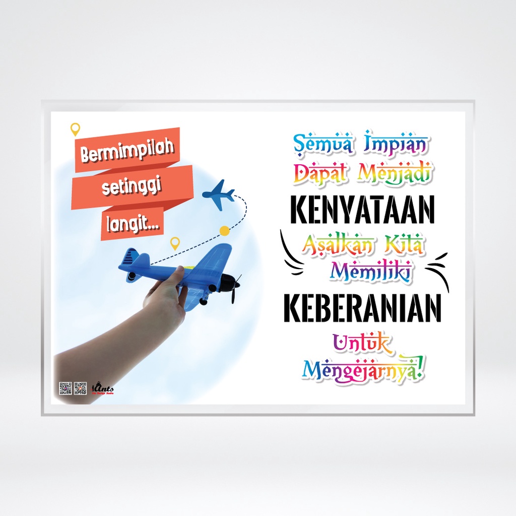 Poster Kata-kata Motivasi [A4 Laminated Poster] Positif Mutiara Hikmah ...