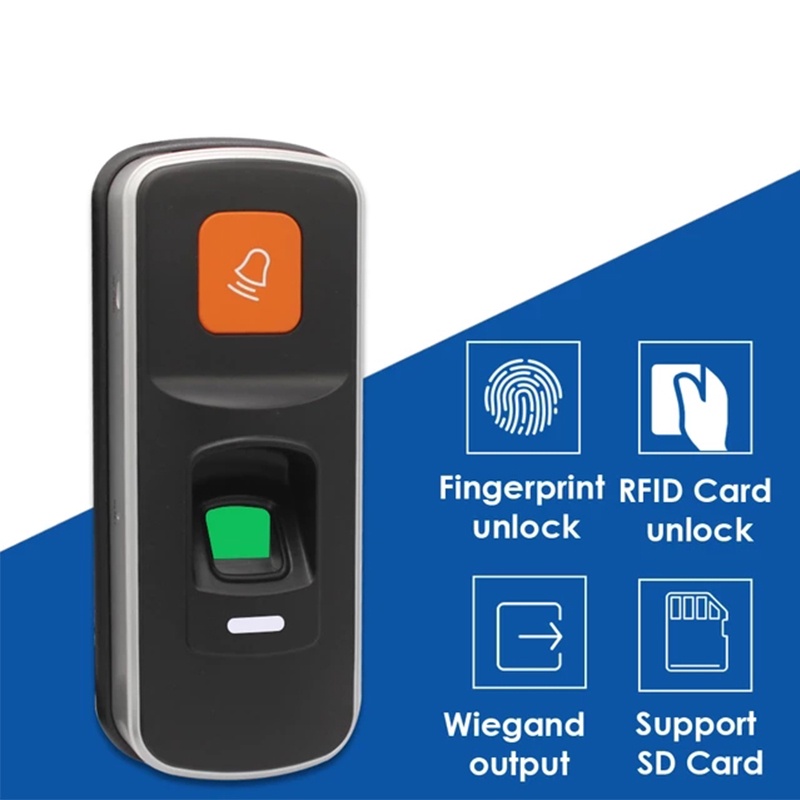 Biometric Access Control Reader Fingerprint with Management Card RFID 125Khz Access Control ...