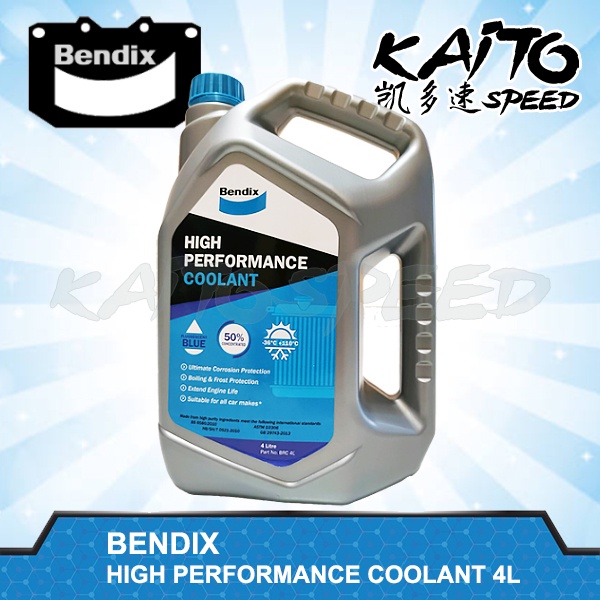 BENDIX High Performance Coolant 4L Blue Premix Ready to Pour | Shopee ...