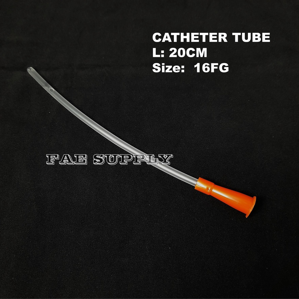 Nelaton Female Catheters tube bladder Catherization Tube Kencing Wanita ...