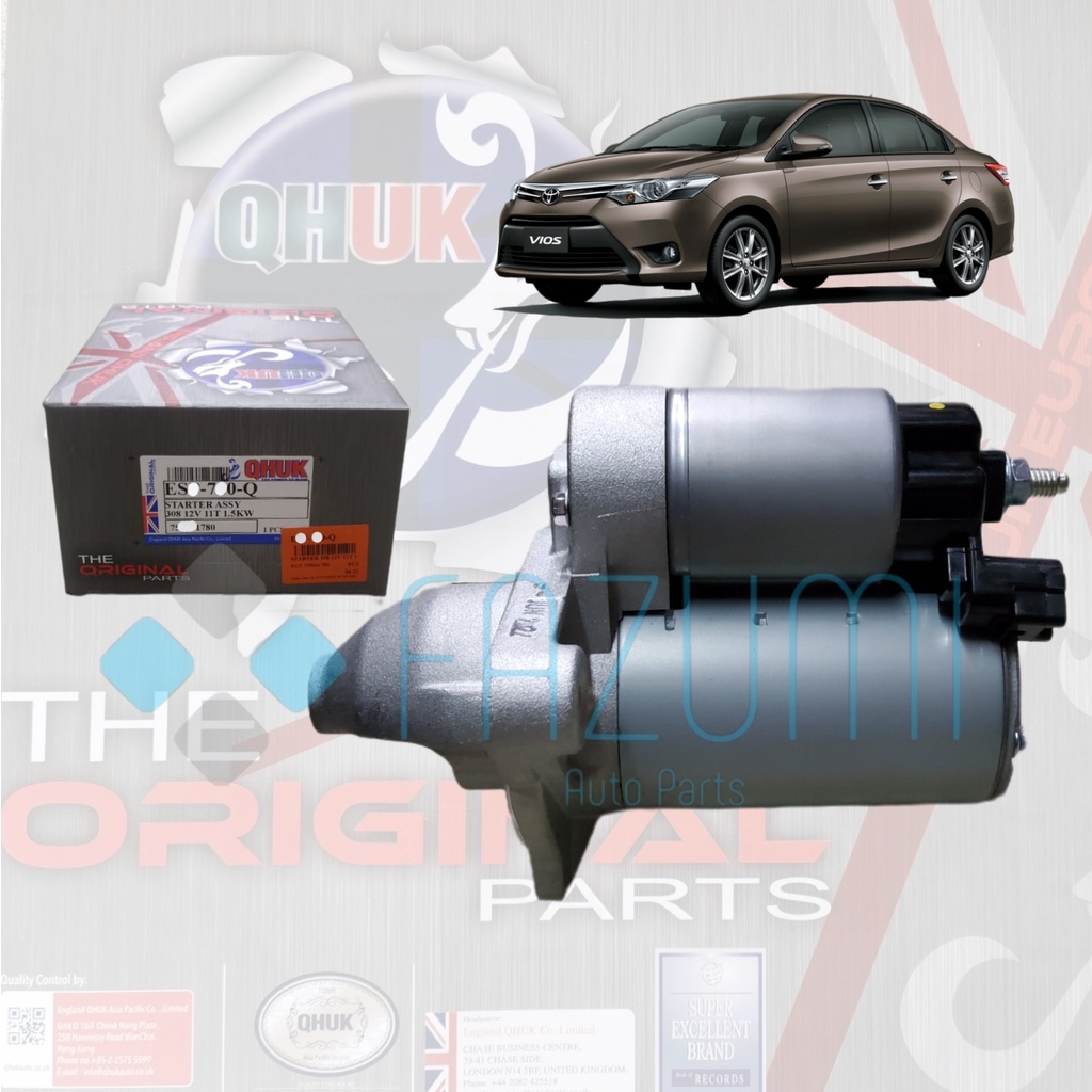 Toyota Vios NCP151 2016 QHUK Starter | Shopee Malaysia