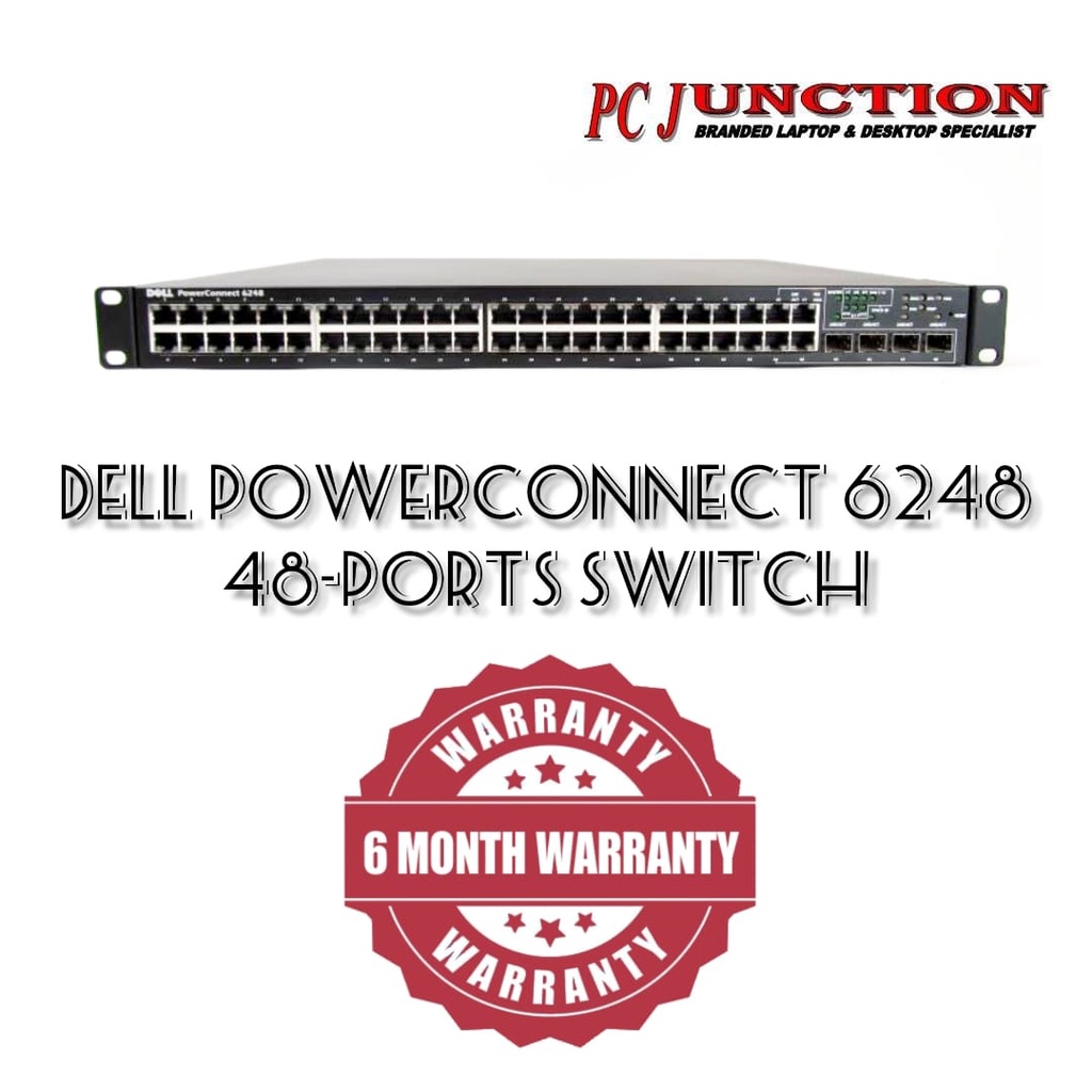 DELL POWERCONNECT 6248 48-PORTS SWITCH | Shopee Malaysia