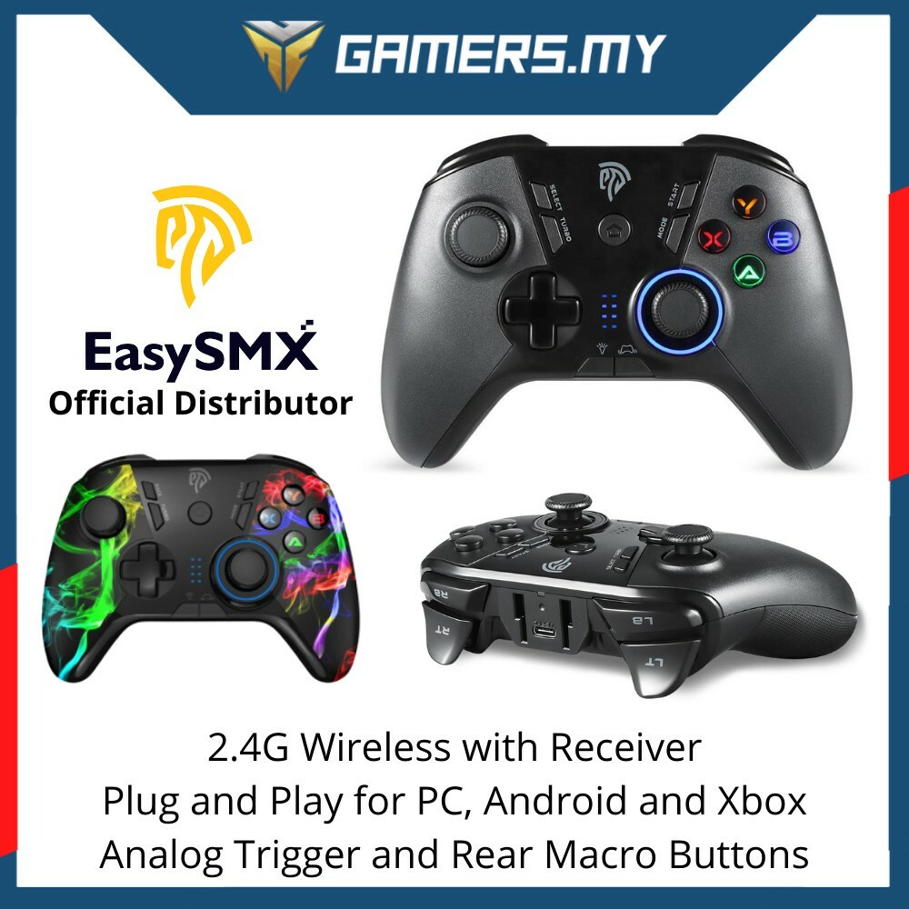 EasySMX ESM 9110 2.4G Wireless Game Controller for PC and Android with USB Receiver | Shopee ...