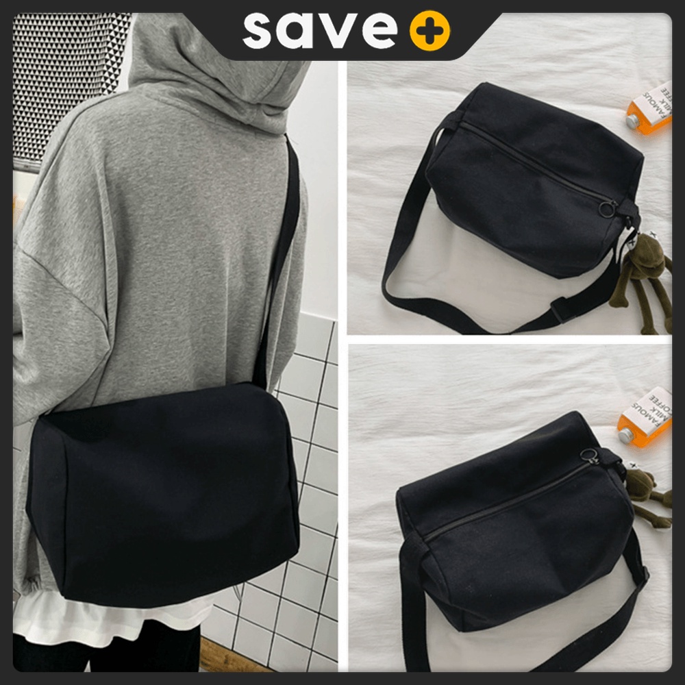 SAVE Crossbody Canvas Tote Bags Sling Bag Student Shoulder Bags Casual ...