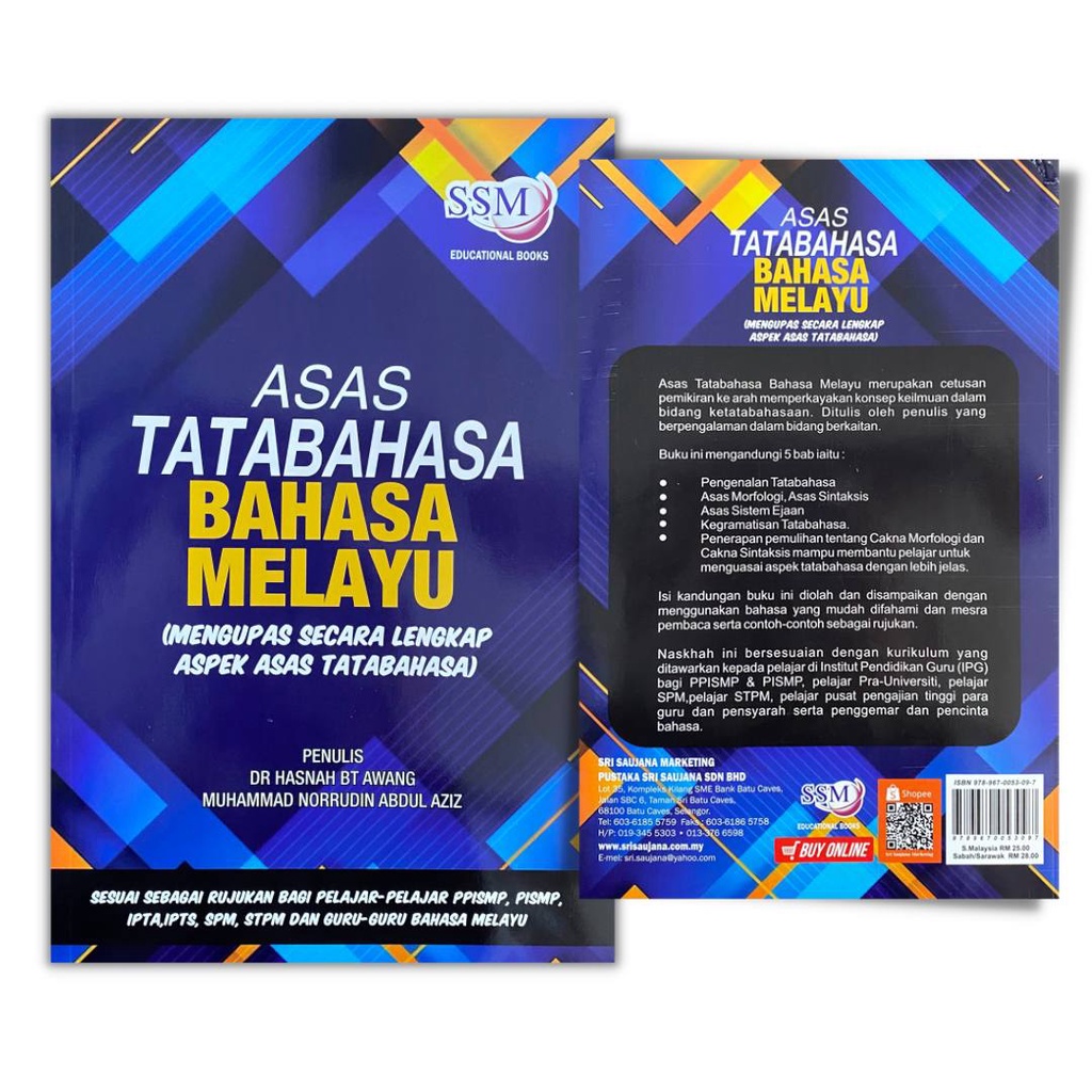 Buku Asas Tatabahasa Bahasa Melayu (Mengupas Secara Lengkap Aspek Asas ...