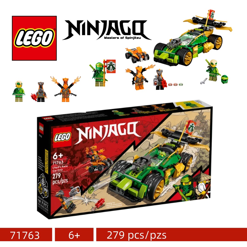 LEGO Ninjago 71763 Lloyd’s Race Car EVO 100% Original LEGO | Shopee ...