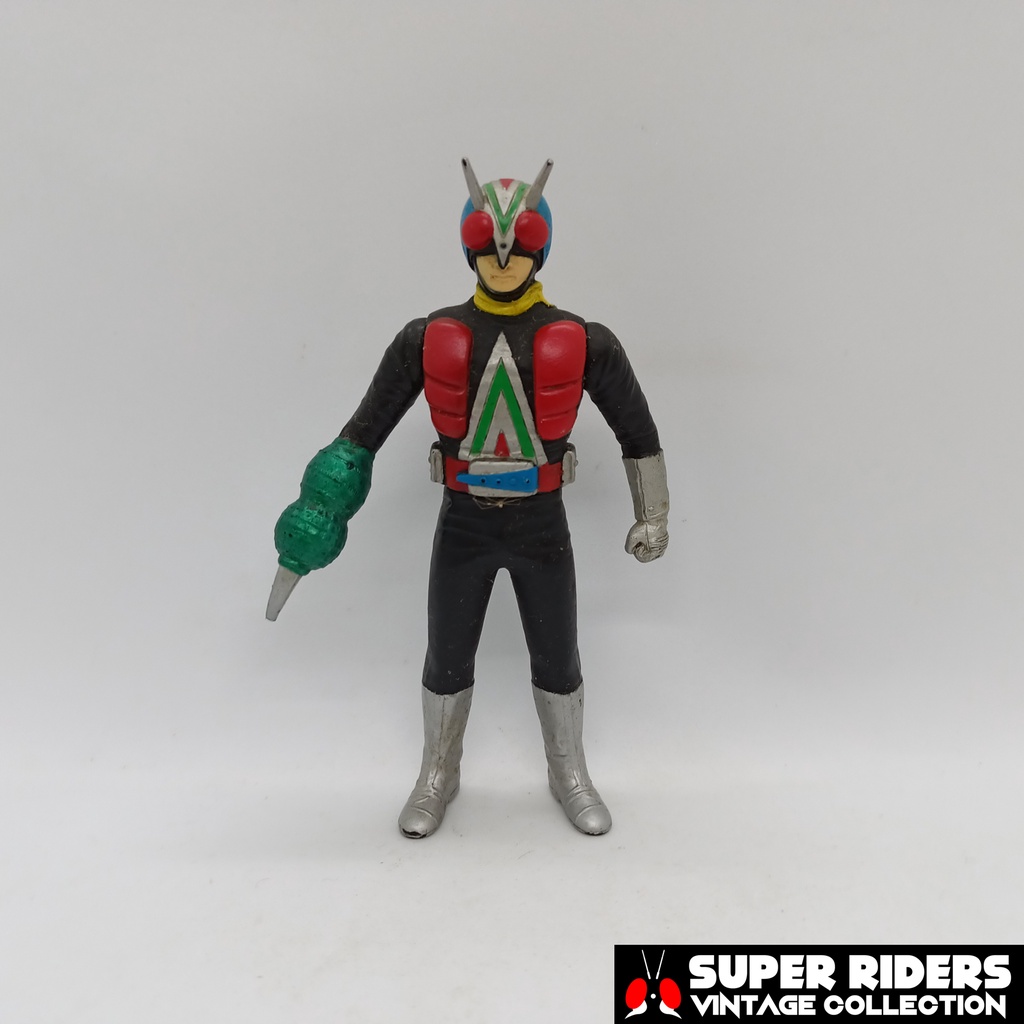 Bandai Vintage 5 inch Sofubi Kamen Rider Ichigo/Nigo/V3/Riderman/Amazon ...