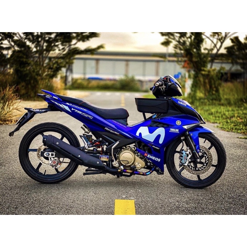 COVERSET Y15 V1 V2 MOVISTAR M PUTIH | Shopee Malaysia