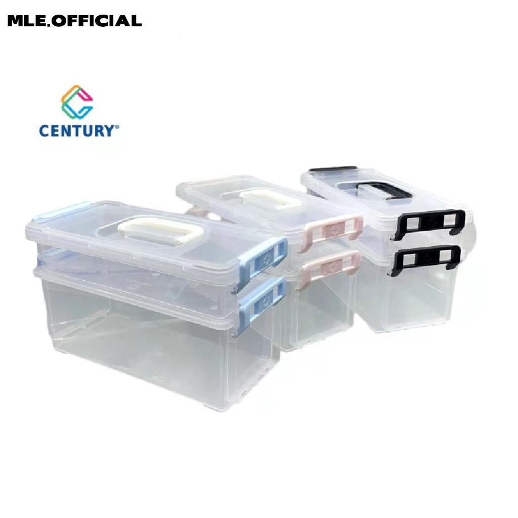 Century Mini Storage Box With Handle 0.5L 1L Stackable Multipurpose ...