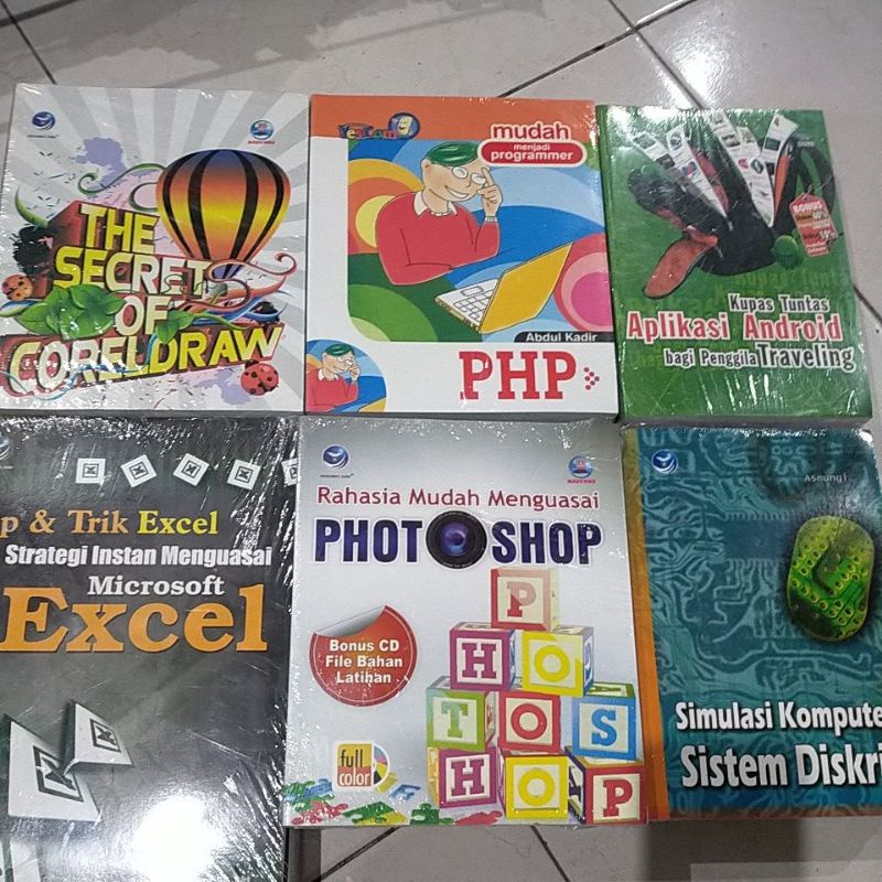 Sale ORIGINAL COMPUTER BOOKS / TECHNOLOGY / CORELDRAW / PROGRAMER / PHP ...